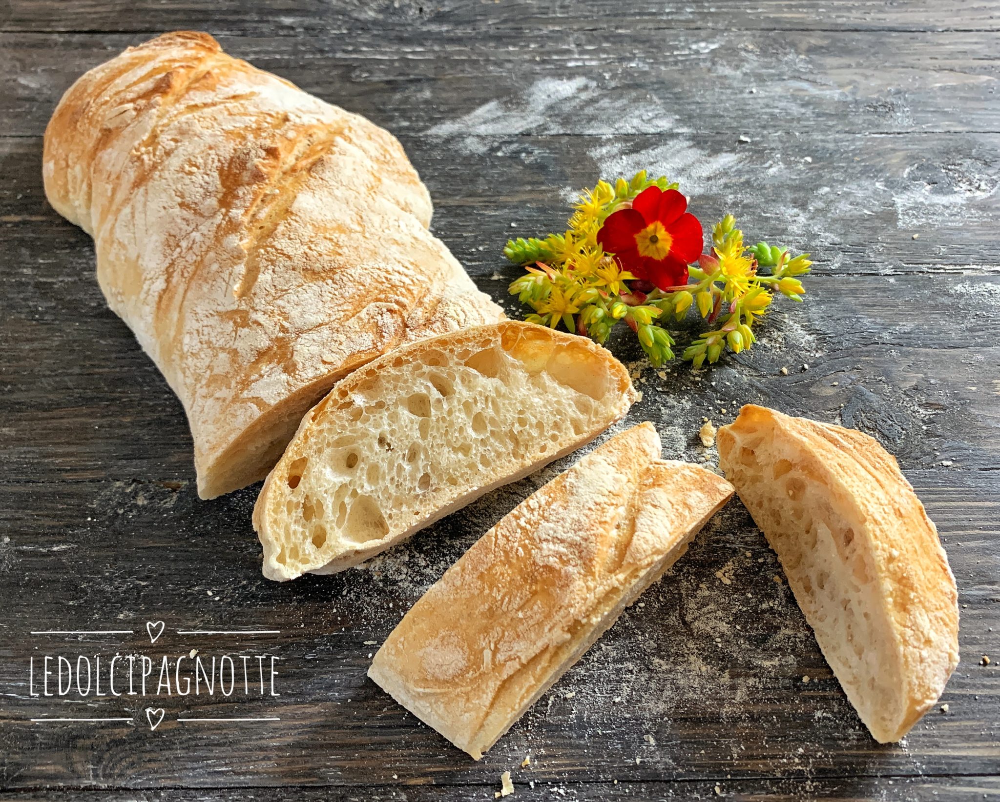 Ciabatta con poolish – Le Dolci Pagnotte